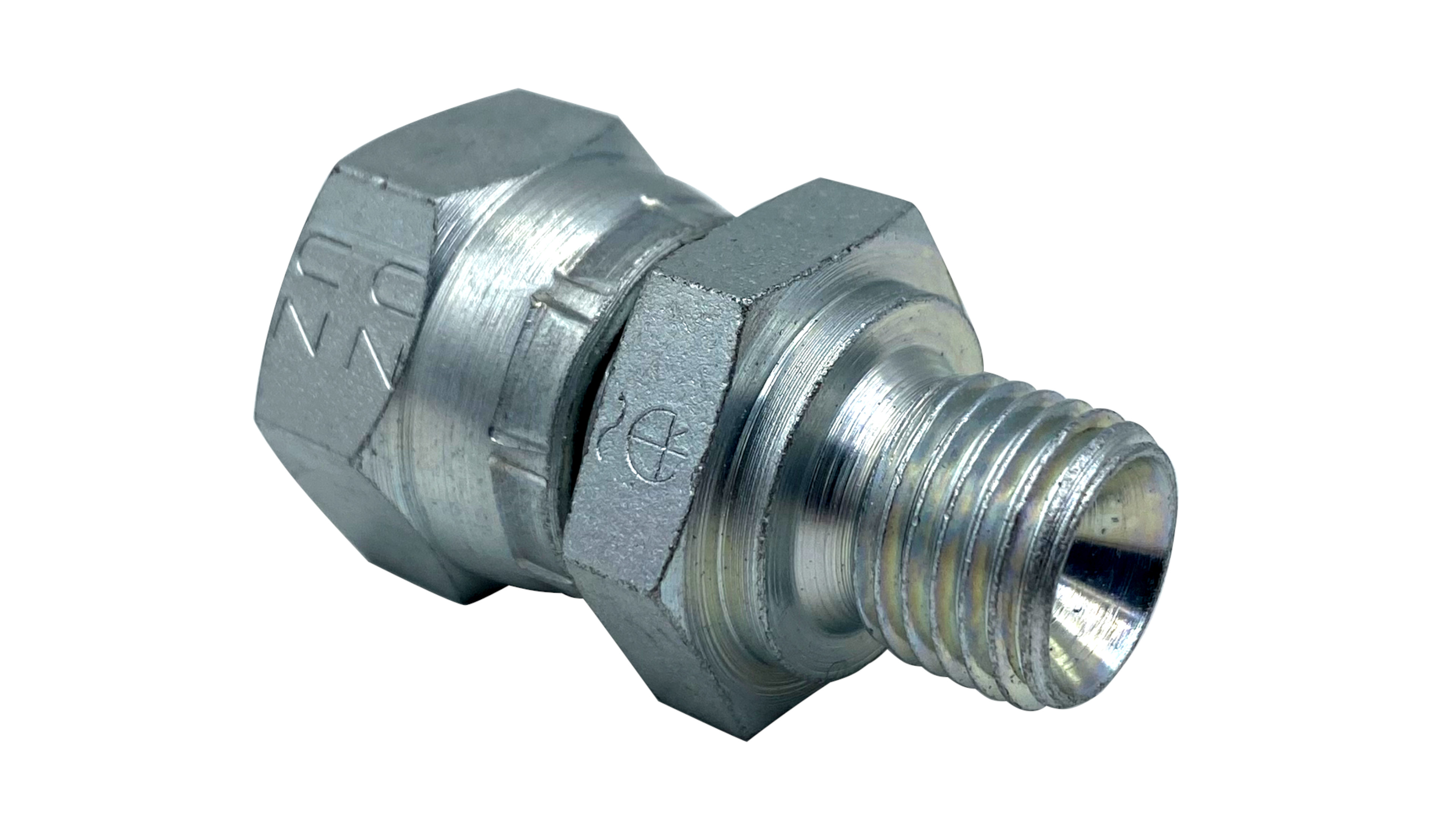 Gerade Verschraubung Vormontiert zöllige Verschraubung, flachdichtend, KOVO AG zöllig - ÜWM IG ...